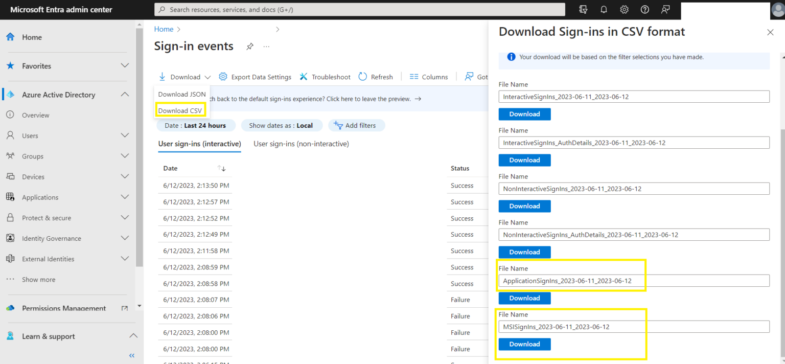 How To View Azure Ad Logs For Azure Applications And Managed Identities For Azure Resources